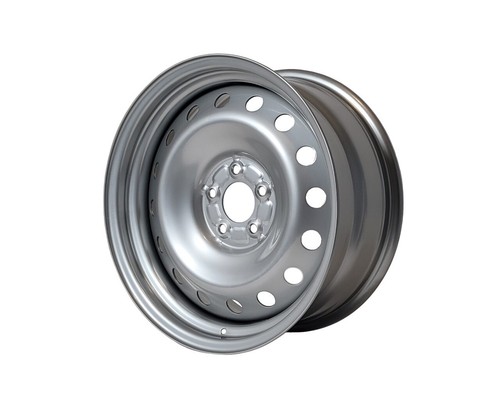 18X8 Silver Interceptor Steel Wheel With 5.75" Backspace. Dedicated 5 ...
