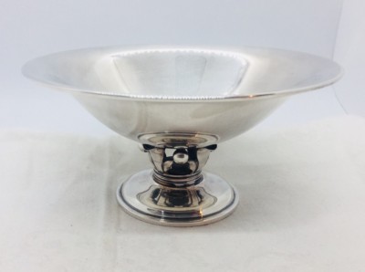 Holger Rasmussen Denmark Vintage Sterling Silver Peapod Compote Bowl | eBay