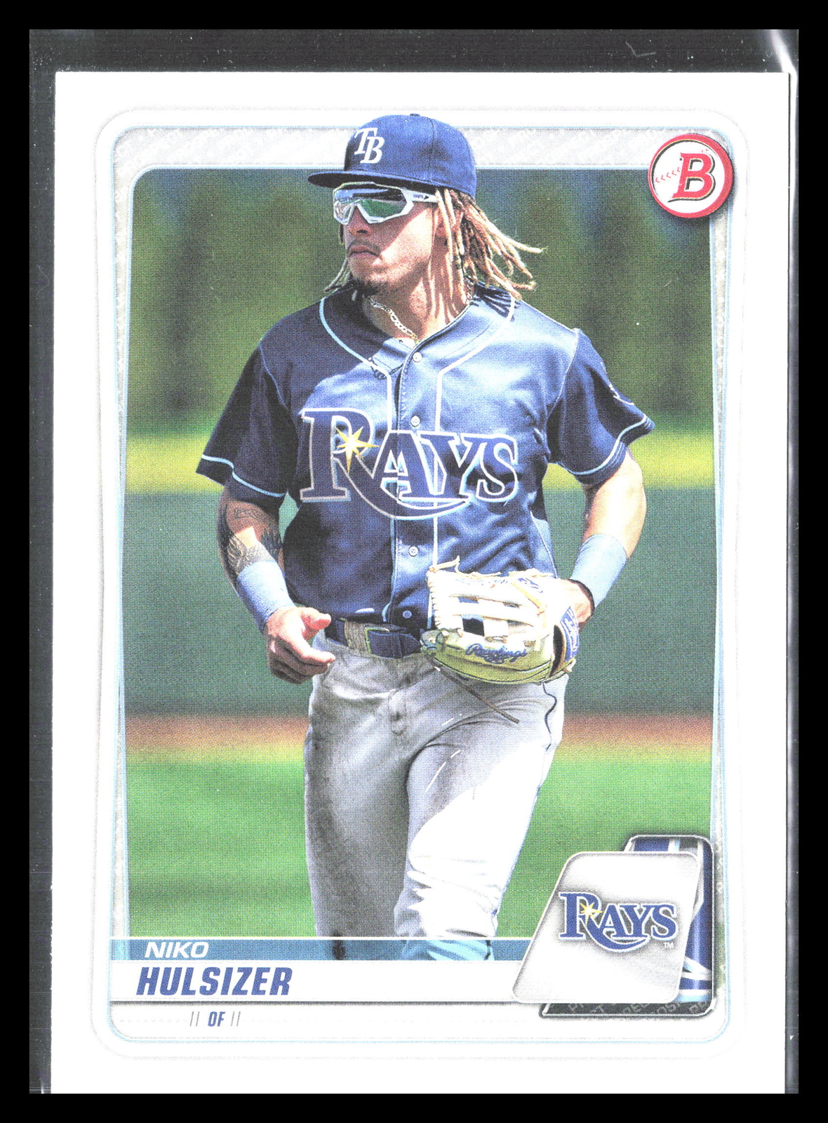 Niko Hulsizer 2020 Bowman Draft #BD-1 Tampa Bay Rays | eBay