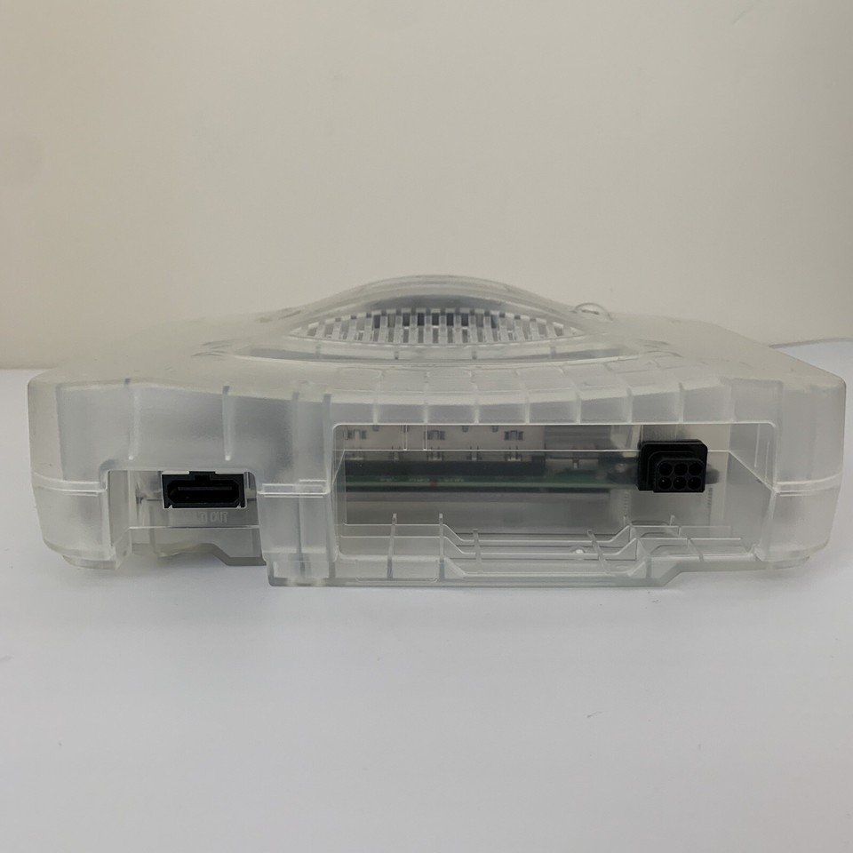 NEW Nintendo 64 N64 Limited Clear Crystal White Custom Console W/ New ...