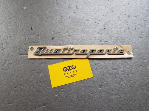 Genuine Maserati Quattroporte rear badge emblem 670006892 | eBay