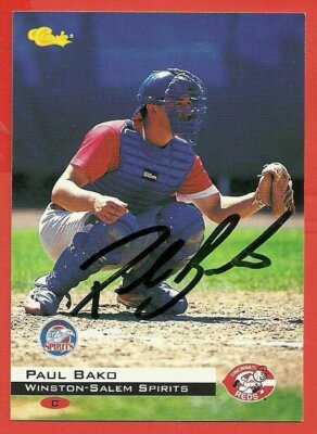 PAUL BAKO - 1994 Classic #192 - Minor League Autographed Card | eBay