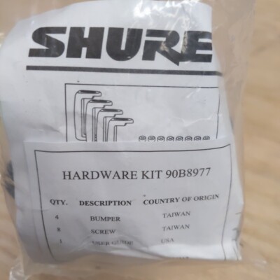 NEW Shure Hardware Bumper Kit 90B8977 for SLX Wireless Receivers | eBay ...