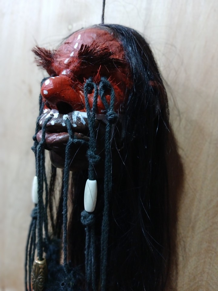 ~ HAND CRAFTED SHRUNKEN HEAD ~ | eBay