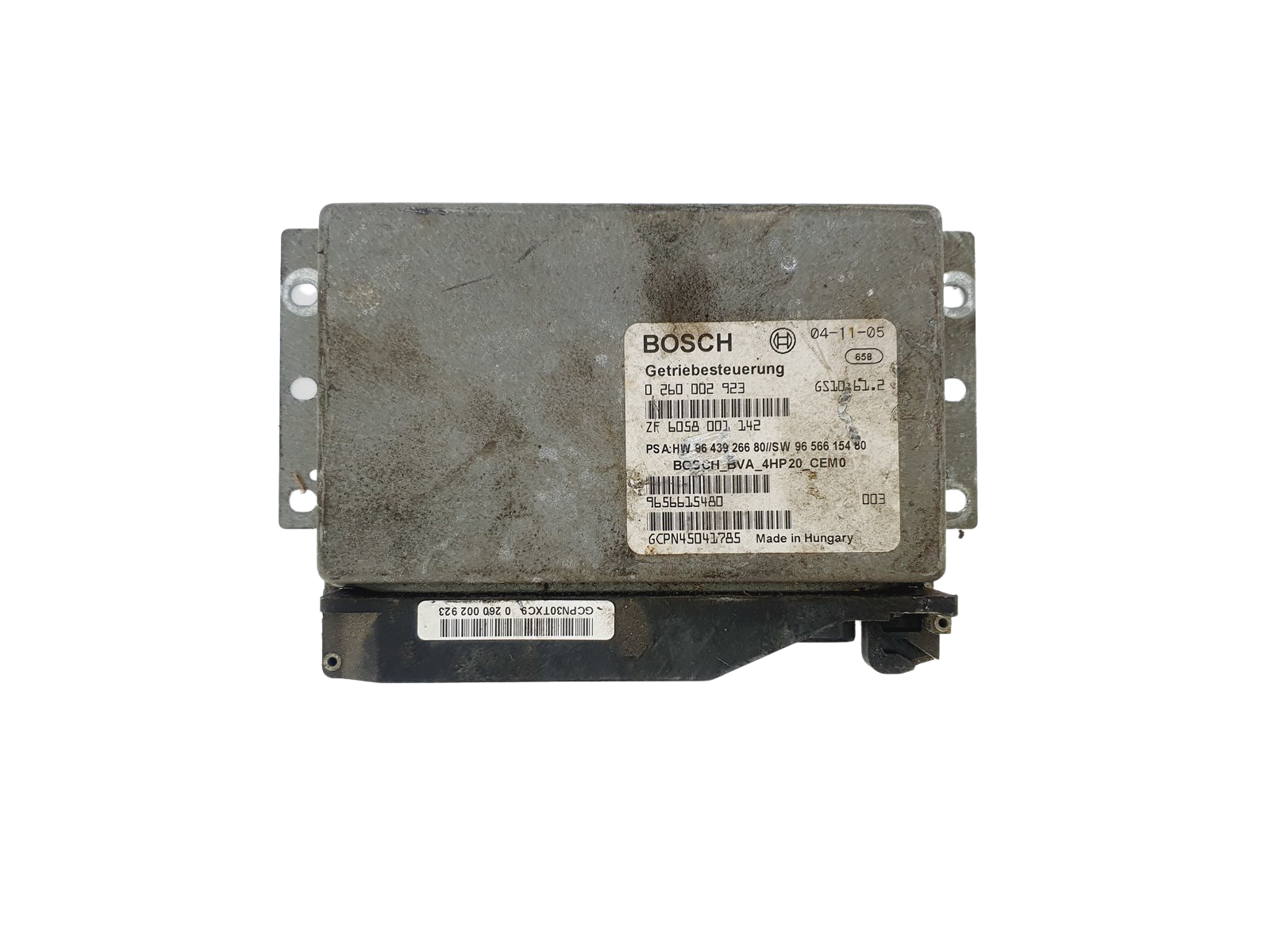 ECU Bosch 9643926680 9656615480 0 260 002 923 ZF 6058 001 142 | eBay