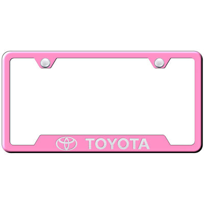 Toyota Logo Cut-Out License Plate Frame | eBay