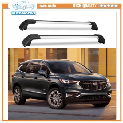 2PCS Fit for Buick Enclave 2018-2024 Aluminum Cross Bar Roof Rack Cargo ...