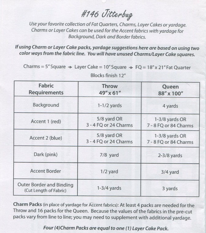 Jitterbug ~ Quilt Quilting Pattern ~ by Perkins Dry Goods 146 | eBay