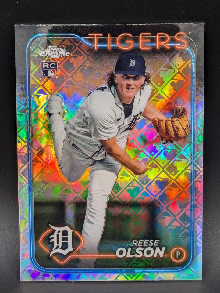 2024 Topps Chrome Baseball Logofractor Base Cards; Mostly Rookies. U ...
