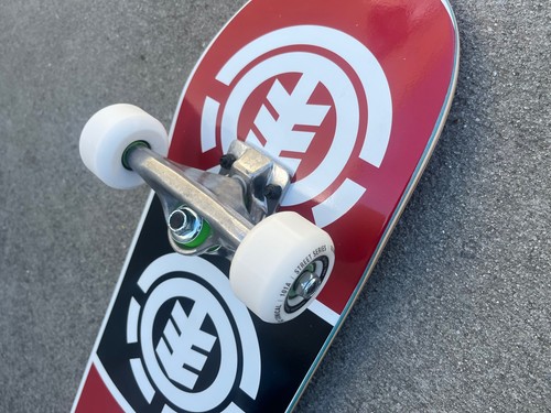 Element Mini Logo Globe Skateboard Comp Red Blue 7.5 | eBay