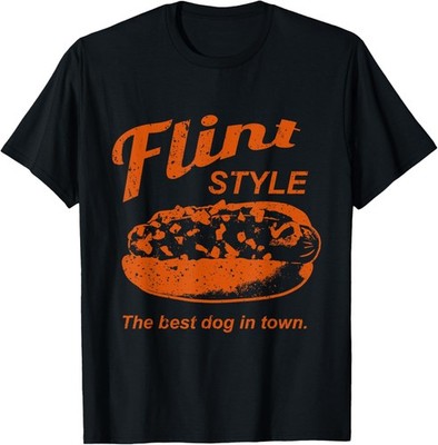 Flint Style Coney Hot Dog T-Shirt T-Shirt | eBay