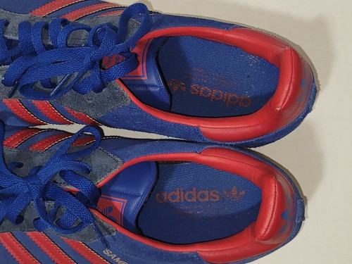 Adidas Samba Tribal Blue Red Gum Colorway - G96480 3/2013 Men’s Size 14 ...