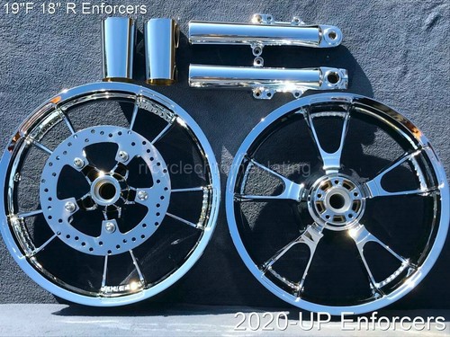 Harley Chrome 2020-23 Enforcer Wheels Rotors Legs Street Glide Exchange ...
