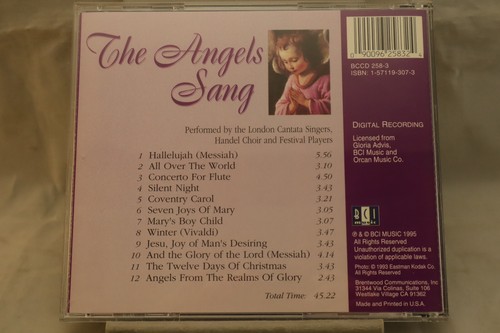 The Angels Sang: The Christmas Angels Series (CD 1993 BCI Music ...