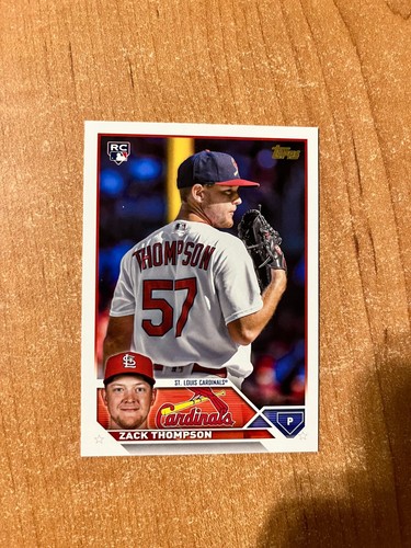 2023 Topps Series 1 - Zack Thompson - #34 Golden Mirror Image Variation ...