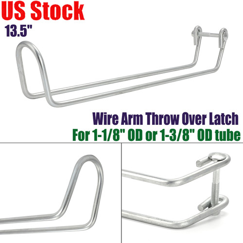 Over Throw Wire Arm Top Gate Latch Chain Link Double Driveway Drive ...