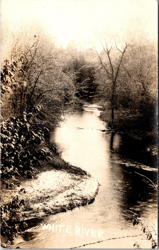 Rppc White River Muskegon County Michigan MI Real Photo Postcard B43 | eBay