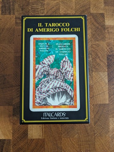 IL TAROCCO DI AMERIGO FOLCHI 78 tarot CARDS & BOOKLET ltd ed. #1051/ ...
