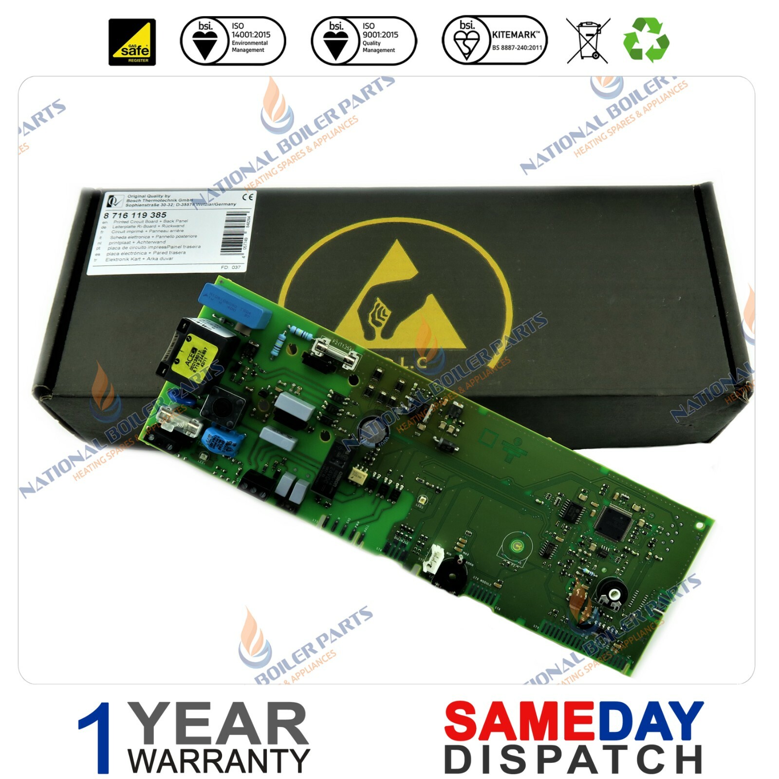 WORCESTER GREENSTAR 12RI 15RI 18RI 24RI PCB 87186871640 87483008550 ...