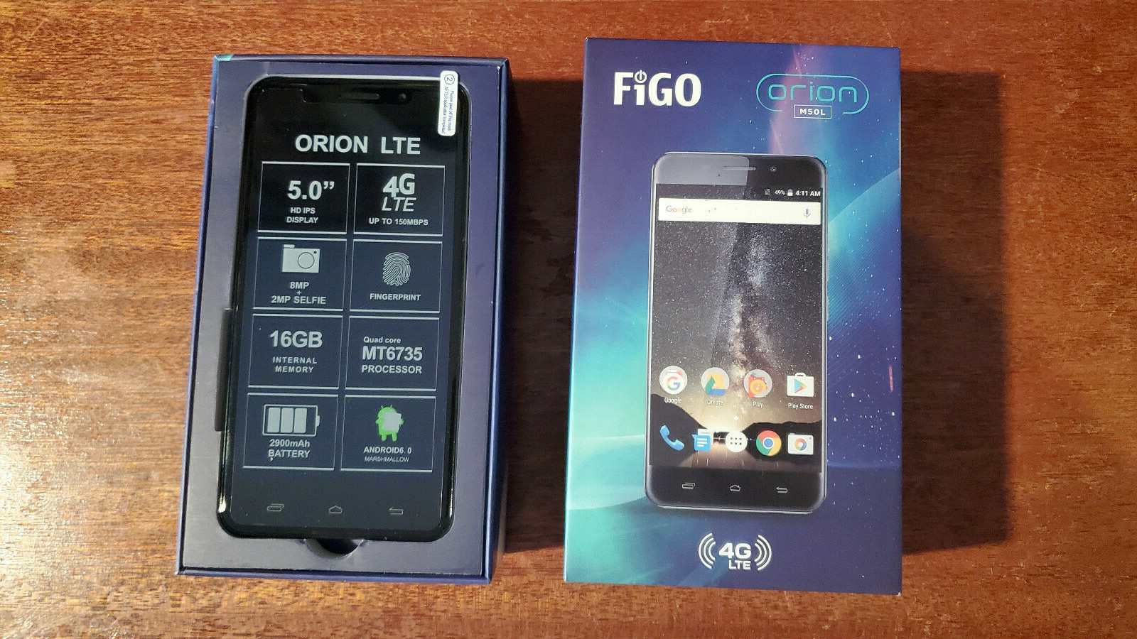 NEW Android phone Dual Sim 4G LTE Ultra thin Figo Orion smartphone ...