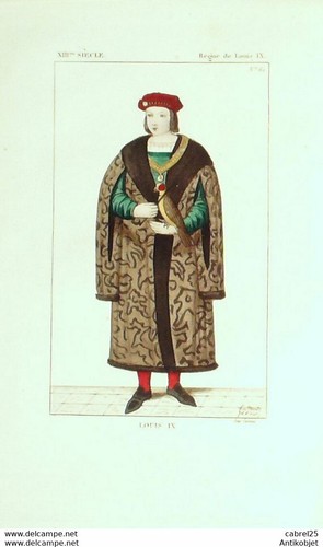 Figure d'histoire LOUIS IX XIIº S. | eBay