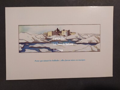 Carte postale Rébus PAUL FORT 21x18cm Riddle postcard HONORE | eBay