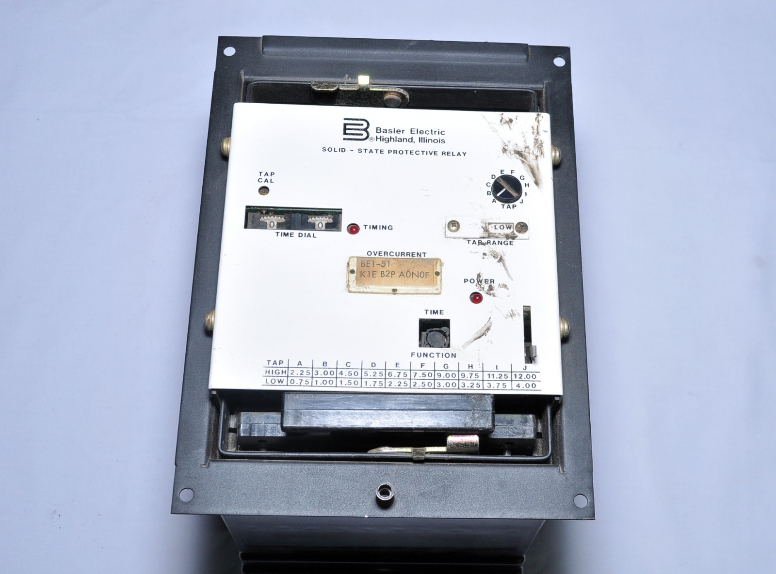 Basler Electric BE1-51 Solid State Protective Relay K1E B2P A0N0F | eBay