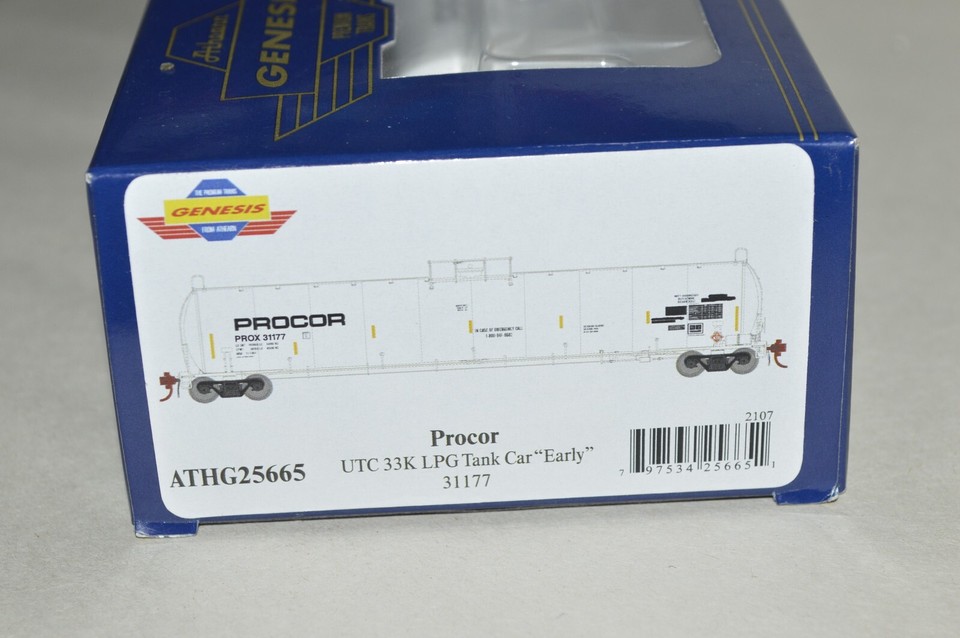 HO scale Athearn Genesis PROCOR UTC 33k gallon tank car train EARLY | eBay