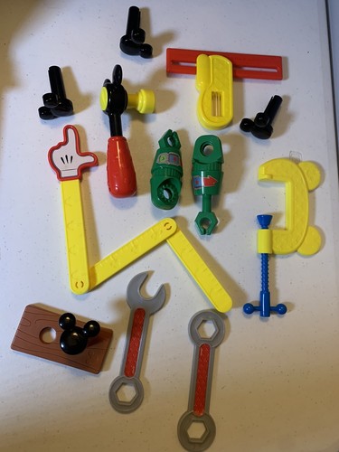 Disney Mickey Mouse Mouseketools Pretend Play Tool Set Tape Measure ...