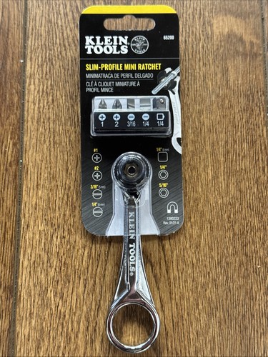 Klein Tools 65200 Slim-Profile Mini Ratchet Set, 5-Piece 92644651168| eBay