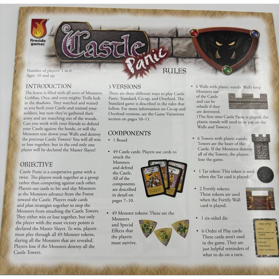 Castle Panic Board Game – Cooperative Tower Defense – Fireside Games ...
