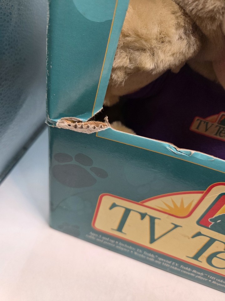 TV Teddy Bear Television's First Interactive Talking Friend VHS 1993 ...
