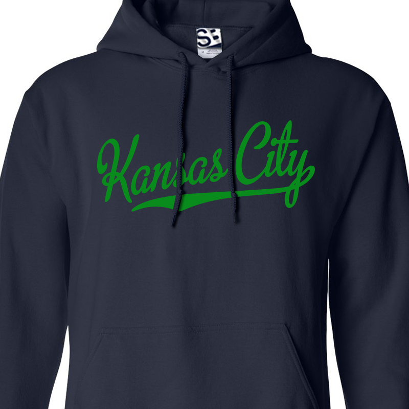 Kansas City Script Tail HOODIE | Hooded KC KCK Baseball Champions ...