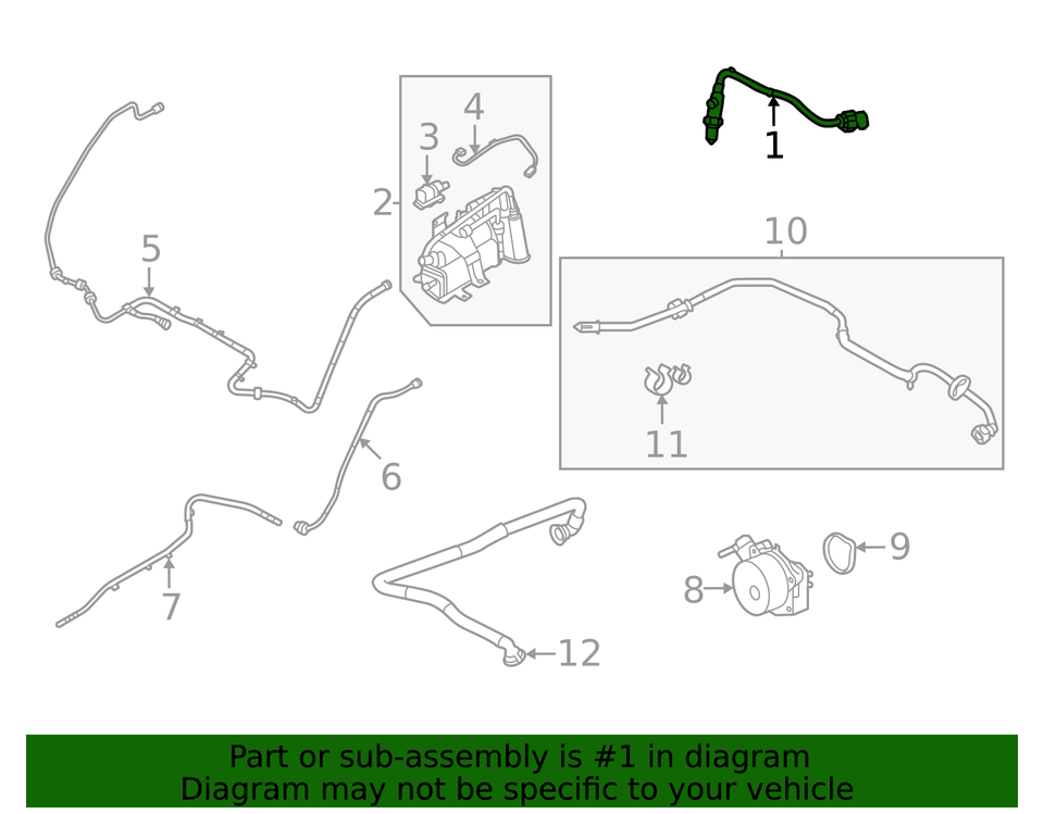 Genuine Land-Rover Oxygen Sensor LR136928 | eBay