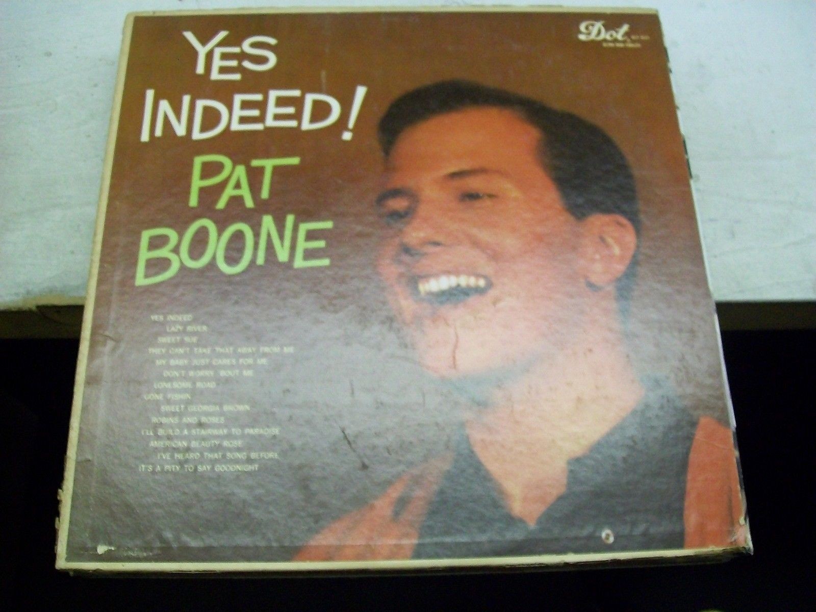 Pat Boone-Yes Indeed!-LP-Vinyl Record-Dot Records-DLP3121-VG+ | eBay