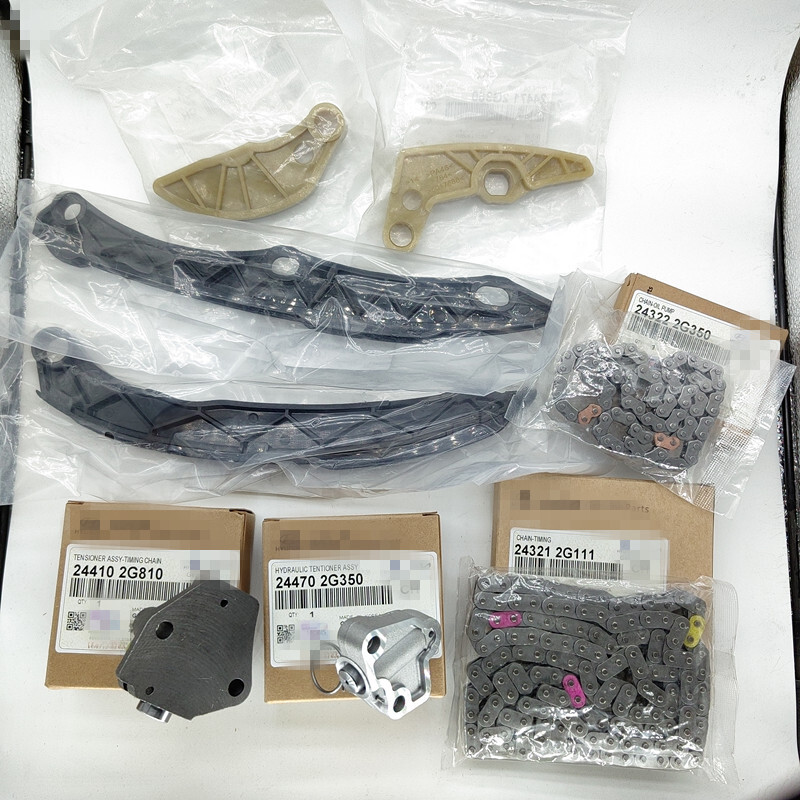 8pcs Engine Timing Chain Kit for Hyundai Santa Fe Tucson for Kia ...