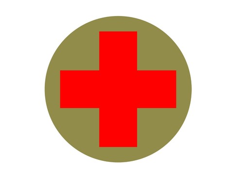 Round Combat Medic Cross Sticker/Decal | eBay
