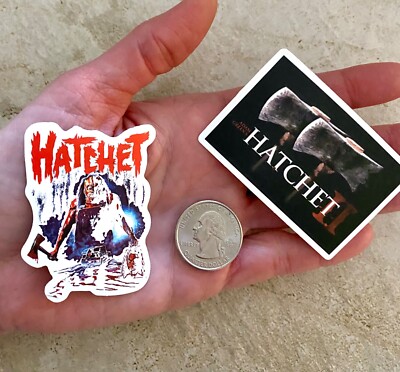 Hatchet Movie Sticker, Victor Crowley, Lot of 2 SMALL Stickers, Horror ...