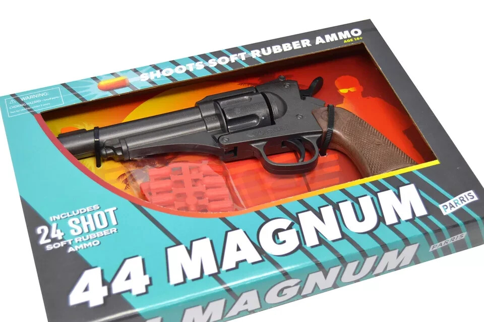 Parris 44 Magnum Revolver Plastic Replica Pistol Dart Gun Toy w/ Rubber ...