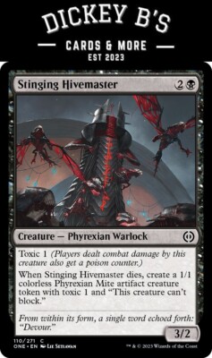 Magic: The Gathering All Will Be One #110 Stinging Hivemaster 4X ...