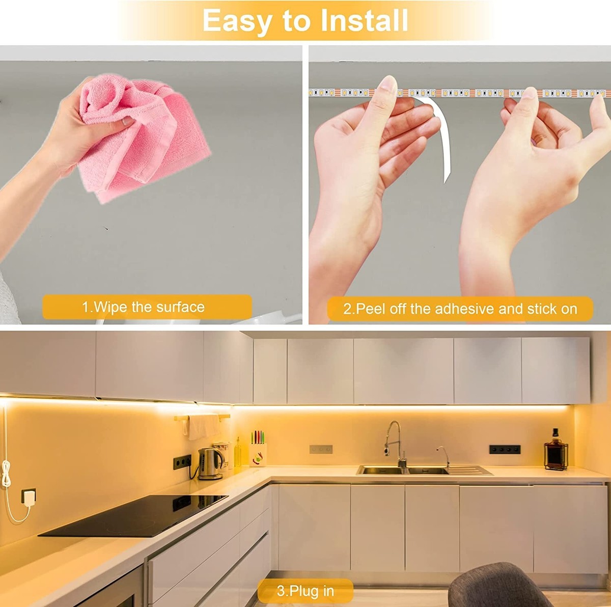 Led Strip Under Cabinet Lighting | Cabinets Matttroy