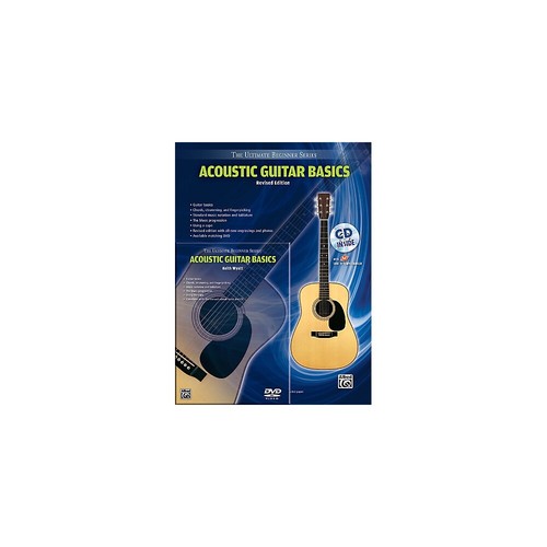 Alfred Ultimate Beginner Mega Pak Acoustic Guitar Basics Rev. Ed. Book ...