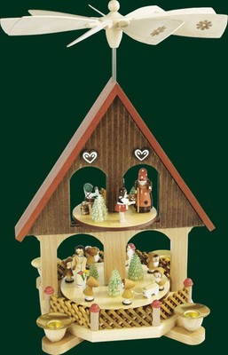 Table Pyramid Fairytale Seiffen Pyramid House Folk Art Erzgebirge New ...