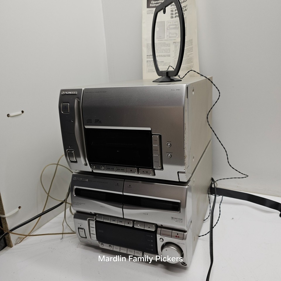 Vintage Pioneer PD-P840F CD & RX-P840 Cassette Stereo System | eBay