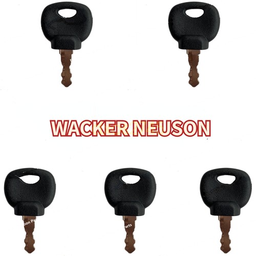 5X WACKER NEUSON EXCAVATOR DUMPER Ignition Keys 5100013557 5100011296 ...