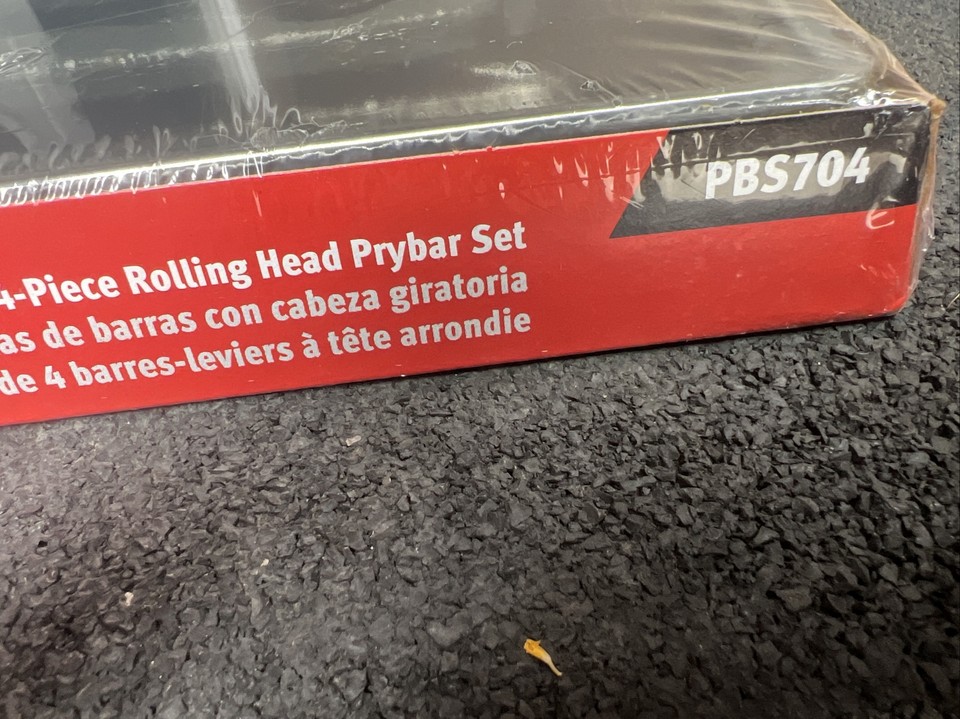 For Snap-on Tools USA 4 Piece Rolling Head Pry Bar Set PBS704 ...