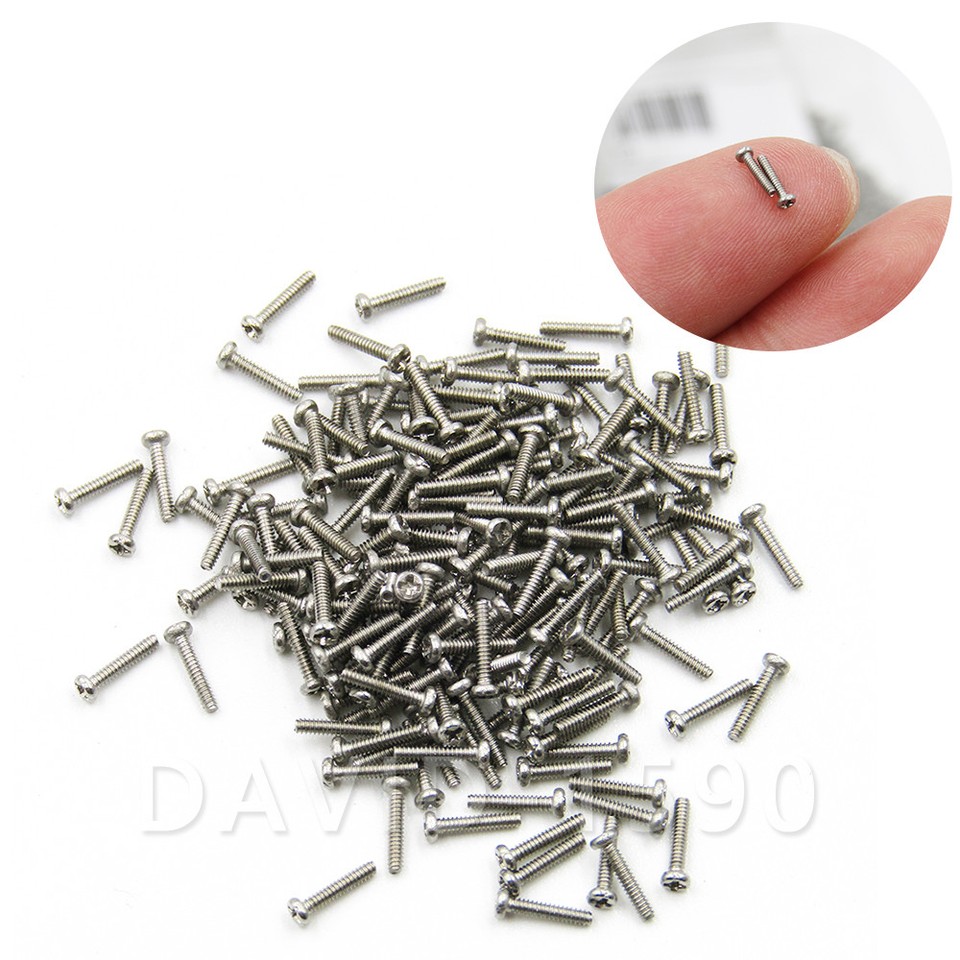M1 M1.2 M1.4 M1.6 304 Stainless Steel Phillips Pan Head Small Screws ...