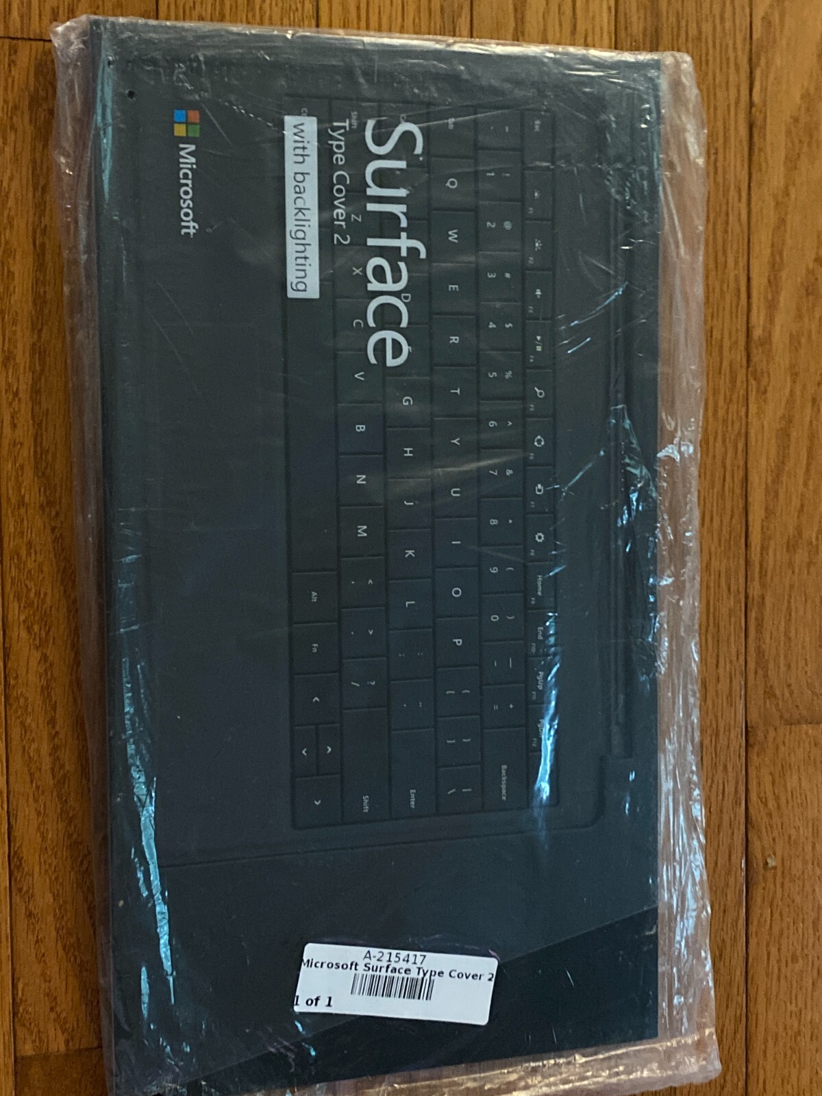 Microsoft Surface keyboard w Backlight 1 2 & Pro 1 2 1561 RT Type Cover ...