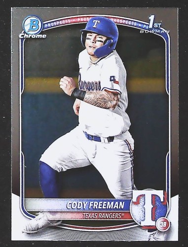 2025 Bowman Chrome Cody Freeman 1st Bowman #BCP-112 Texas Rangers | eBay