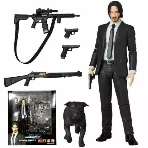 Maf No. 085 John Wick Chapter 2 With Dog Action Figure Collection Toy ...